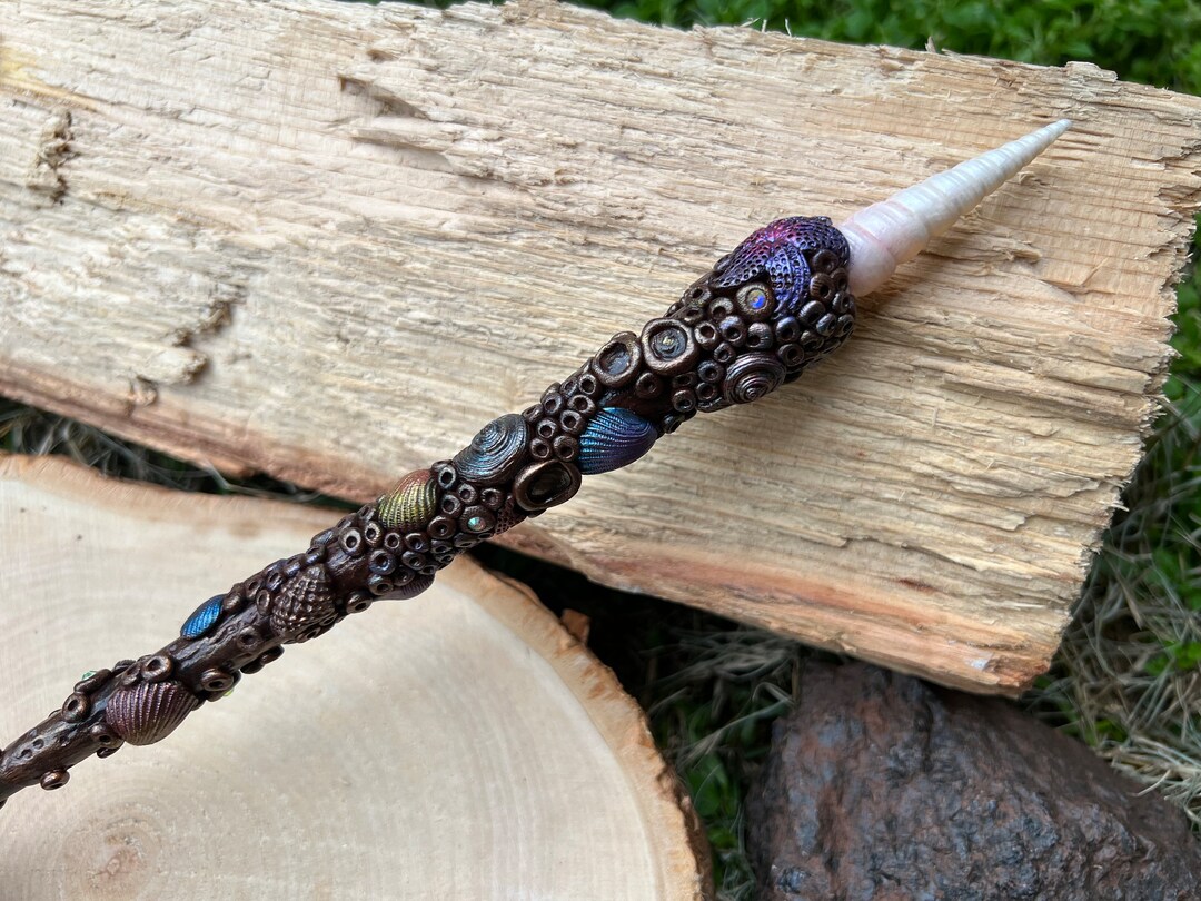 Sea Barnacle Wand fairy Wand-wizard Witch Wand-nature Wand - Etsy