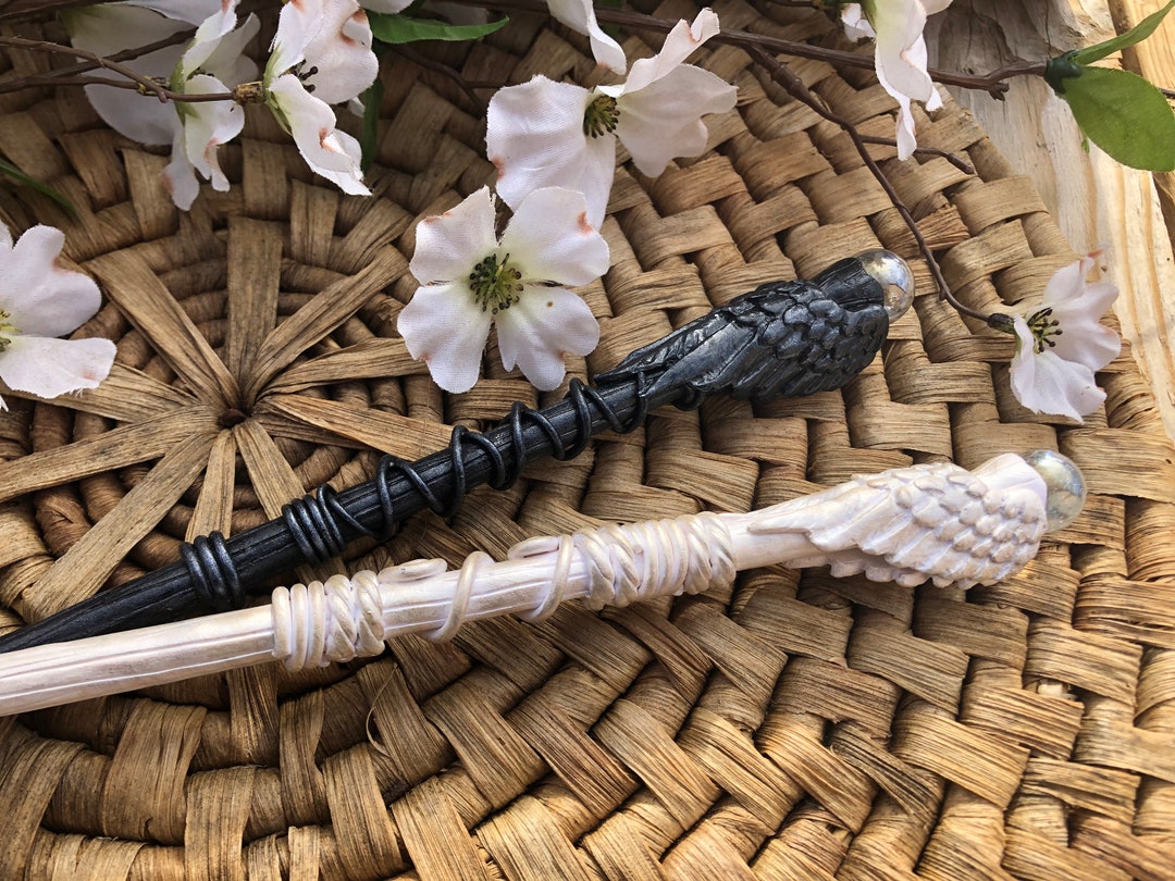 The Angels Wand -fairy Wand-wizard Witch Wand-nature Wand - Etsy