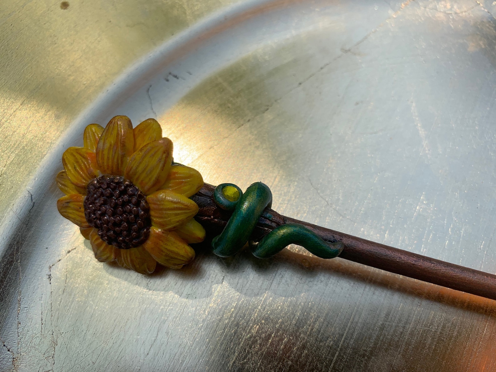 Sunflower Hair Stick-chinese Style Hair Stick-hair Pin-hair - Etsy