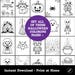 Kids Halloween Activity Bundle Coloring Pages Halloween Activities Prek ...