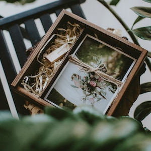 Set of 10 Wooden Boxes for 5x7 Prints & USB Flashdrive - Etsy