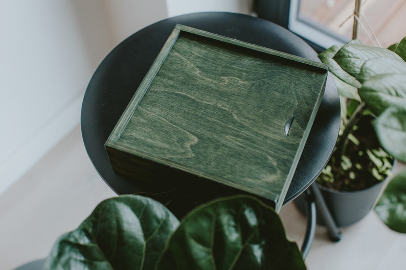 Set of 10 Wooden Boxes For 5x7 Prints & USB flashdrive | Etsy