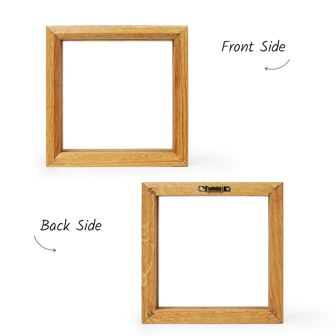 Wooden Natural Oak Vinyl Record Holder, Vinyl Sleeve Display, Vinyl ...