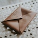 Classic Leather Envelope for Prints Cognac Brown Packaging - Etsy