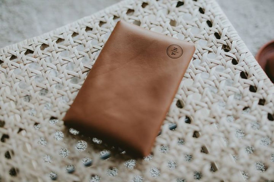 Set of 5 Classic Leather Envelopes for Prints | Cognac Brown ...