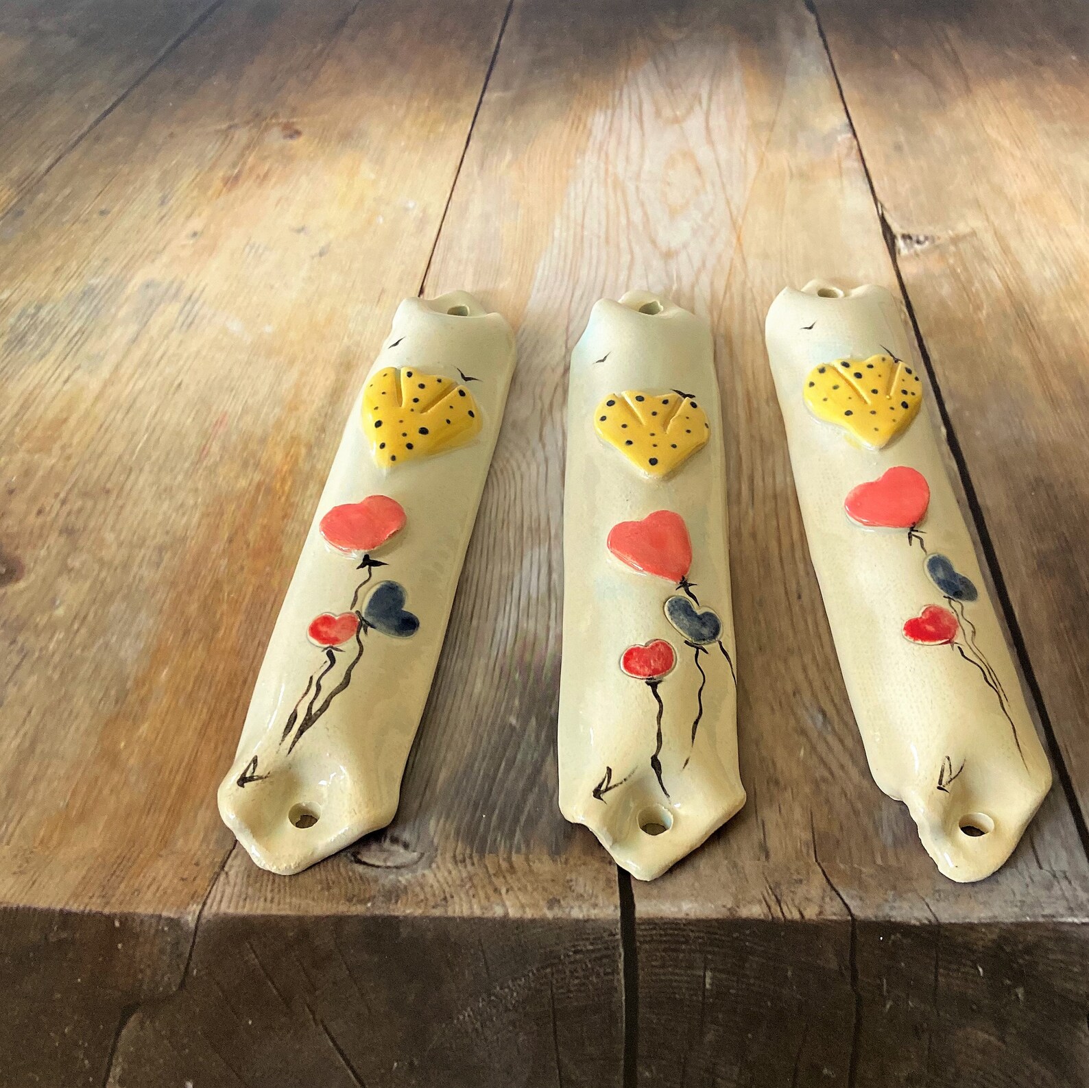 Israeli Ceramic Art, Handmade Gife, Handmade Ceramic Mezuzah Case ...