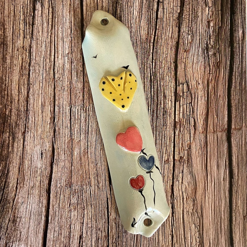 Israeli Ceramic Art, Handmade Gife, Handmade Ceramic Mezuzah Case ...
