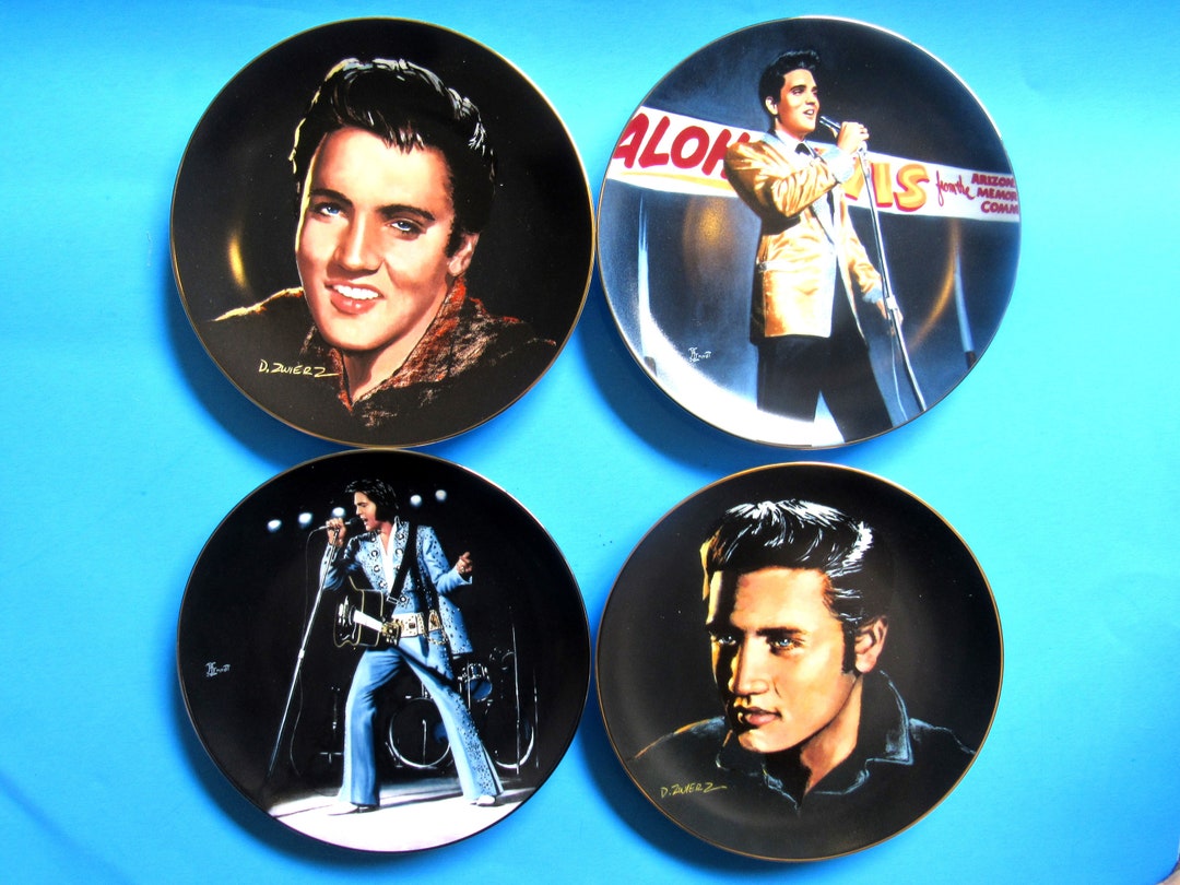 Vintage Elvis Plate Chosen Just for You Elvis Presley Delphi Collector ...