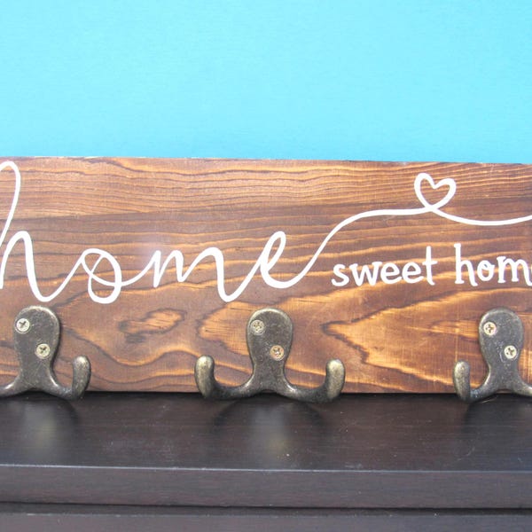 Home Sweet Home Key Holder - Etsy