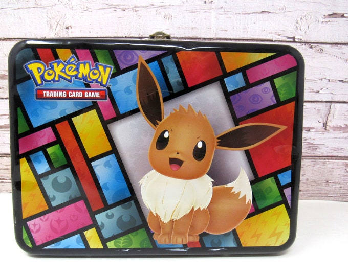 Pokémon Eevee Metal Lunchbox Vintage-style Metal Lunch Box for Pokémon ...