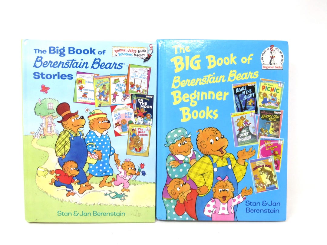 2 Book Set Big Book of Berenstain Bears Hardcover Books by Stan & Jan ...