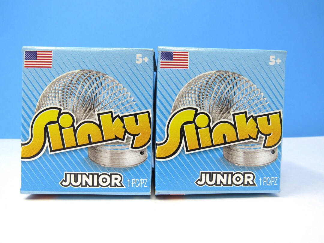 Set of 2 Slinky Junior Toys - Ages 5+ - Classic Retro Walking Spring ...