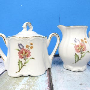 Lovely Cream and Sugar Bowl Set Both Pieces Included, Made by Winrose ...