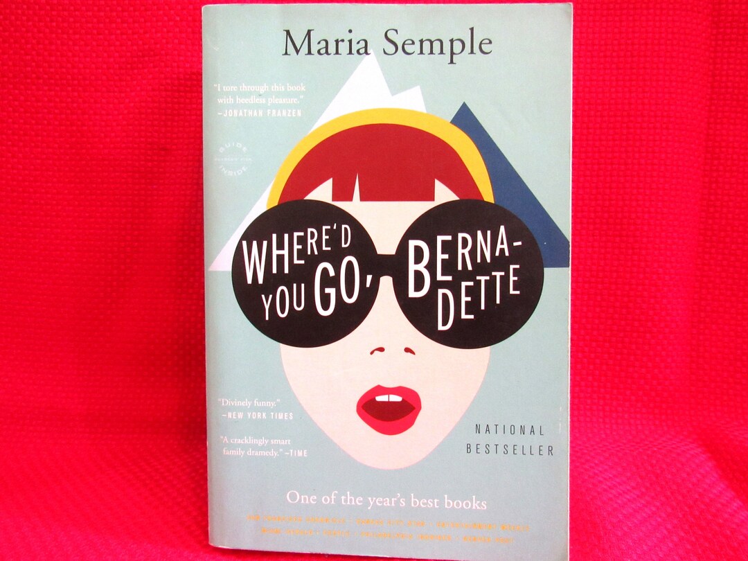 Maria Semple where'd You Go Bernadette - Etsy