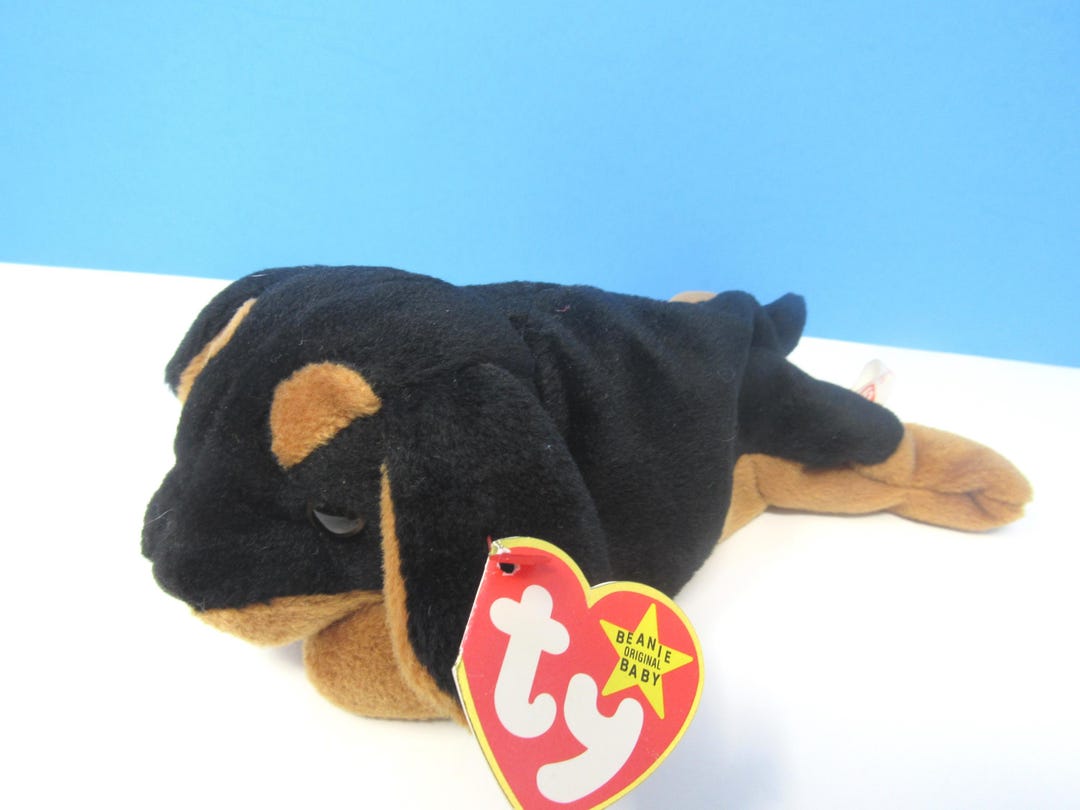 Ty Beanie Baby Doberman Dog "dobie" - Etsy