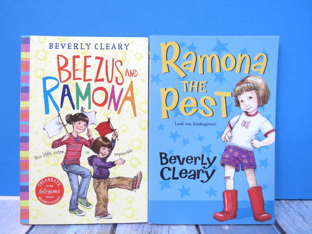 TWO Book Set by Beverly Cleary ramona the Pest beezus and Ramona - Etsy