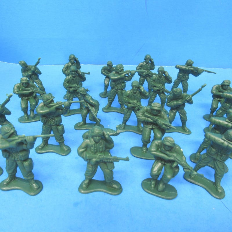 Green Army Men - Etsy