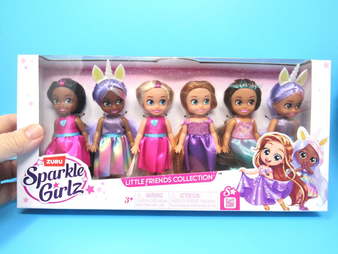 Sparkle Girlz Little Friends Collection, Set of Six 5" Dolls for Ages 3+ - Etsy