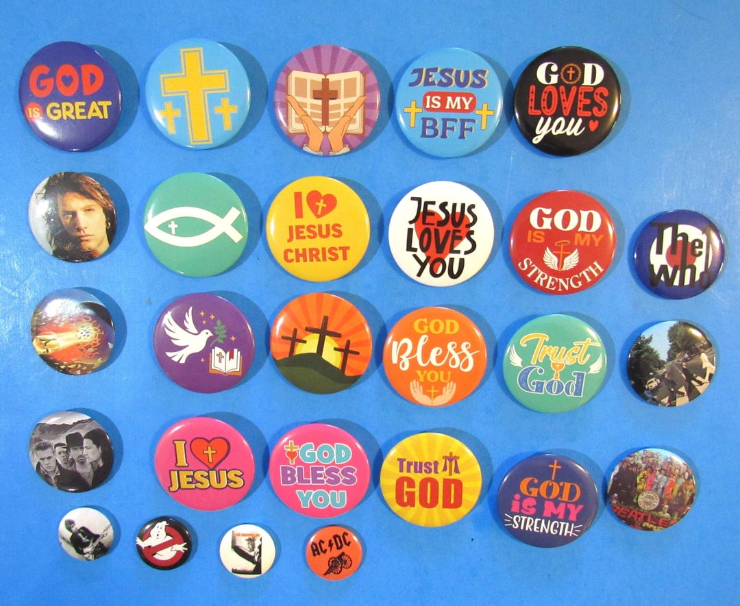 Pins for Backpack, Purse, Guitar Strap, Gifts, Etc. Choose Your ...