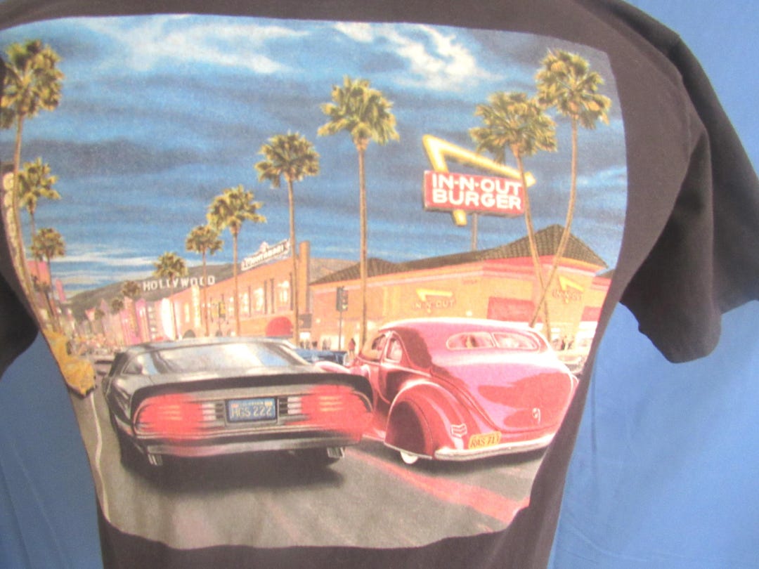 This is a Collectible In-n-out T-shirt, Black Short Sleeve in-n-out ...