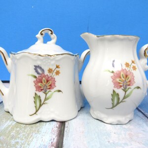 Lovely Cream and Sugar Bowl Set Both Pieces Included, Made by Winrose ...