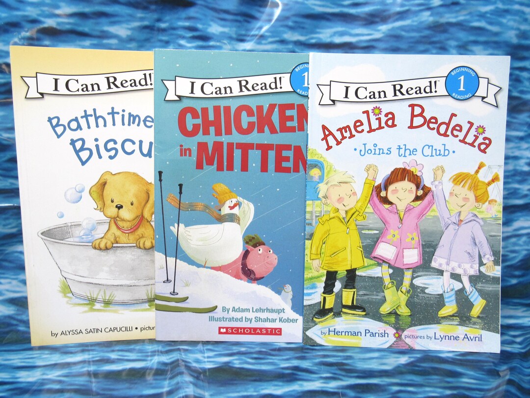 Book Set amelia Bedelia chicken in Mittens bathtime for Biscuit books ...