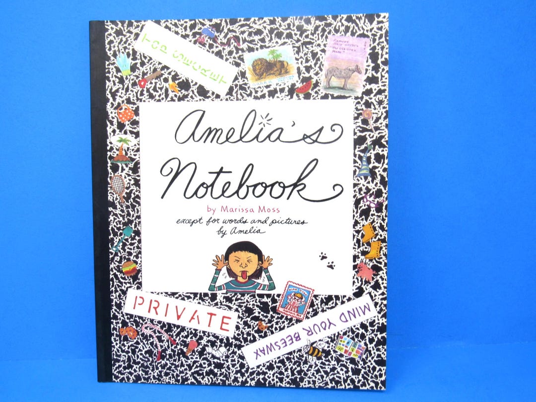 Amelia's Notebook by Marissa Moss, Paperback Children's Book - Etsy
