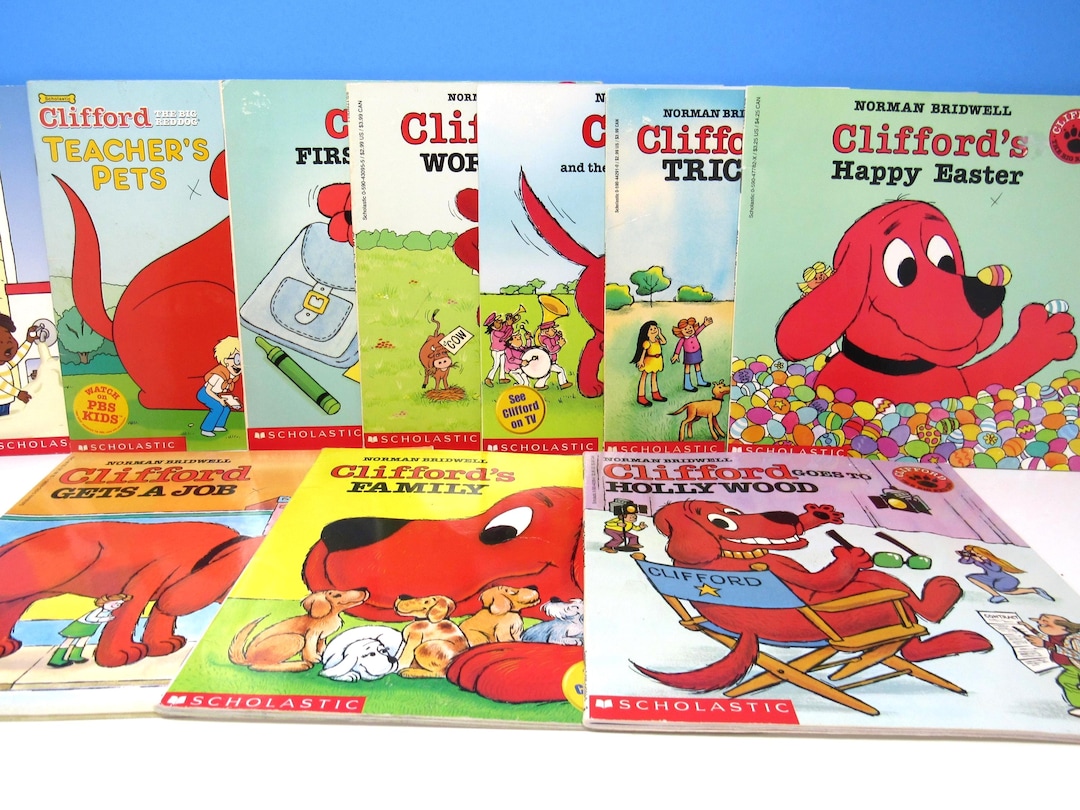 Clifford Book Collection, Set of 10 Clifford Paperback Books by Norman ...