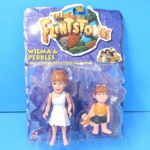 The Flintstones Vintage Figurine Toys wilma and Pebbles New in Box - Etsy