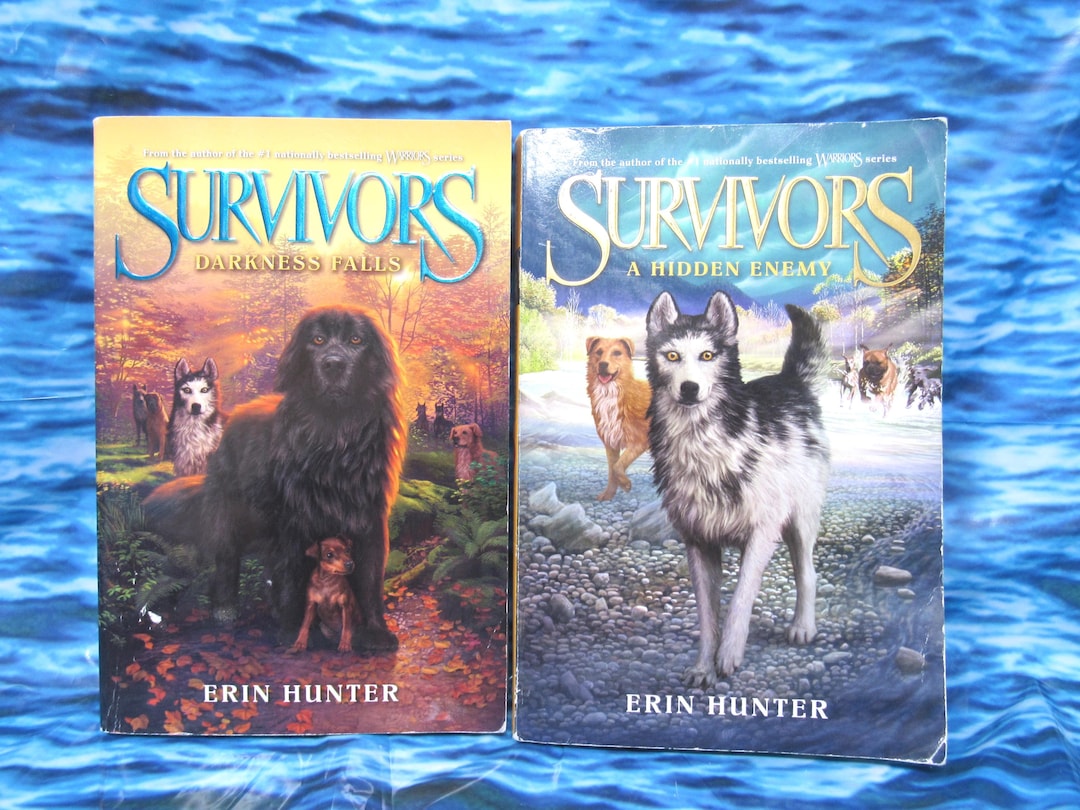 2 Book Set Survivors Series by Erin Hunter survivors A Hidden Enemy ...