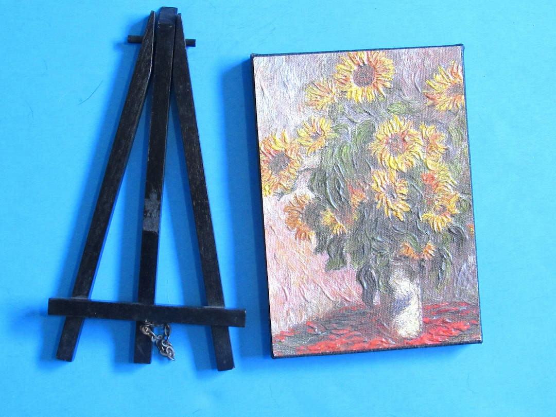 VAN GOGH ART: Van Gogh 'sunflowers' Art Replica on Easel Beautiful ...