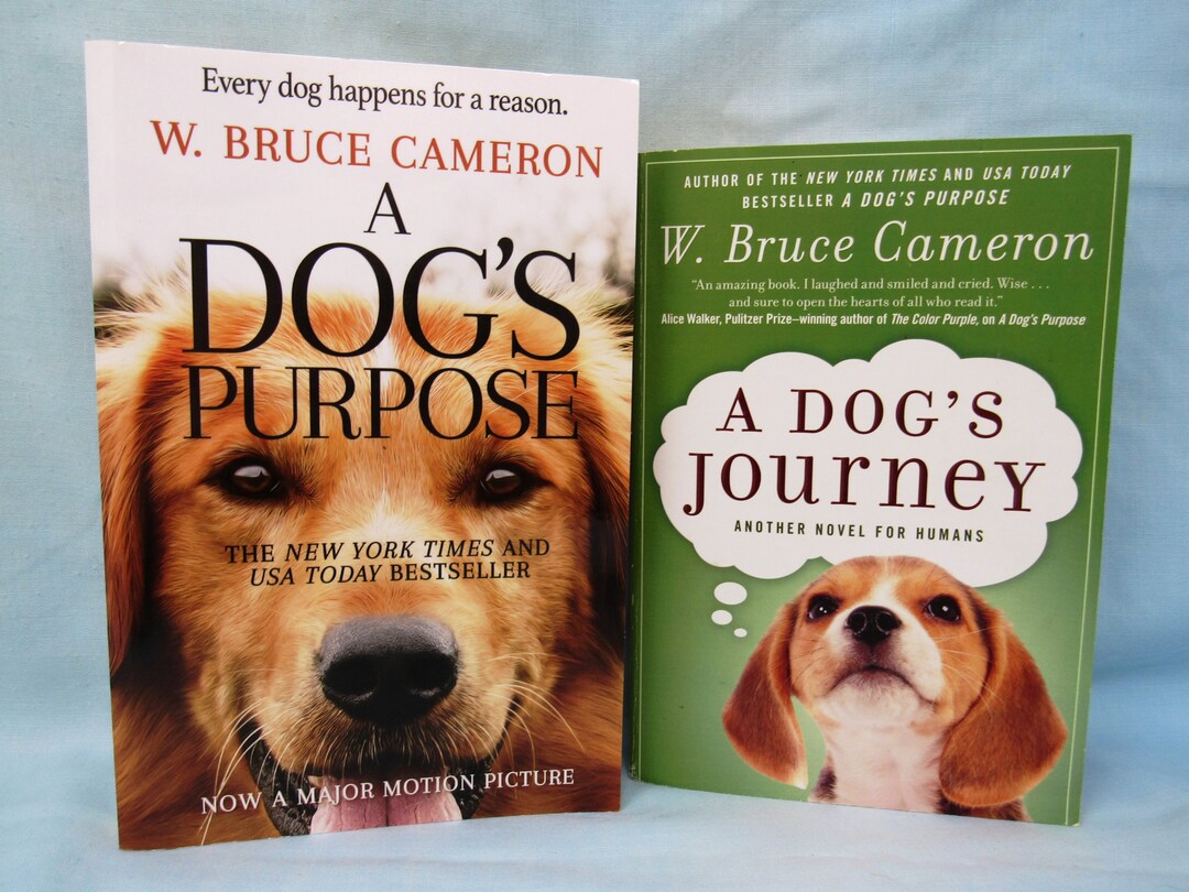 2 BOOK SET Paperback Books by Bruce Cameron a Dog's - Etsy