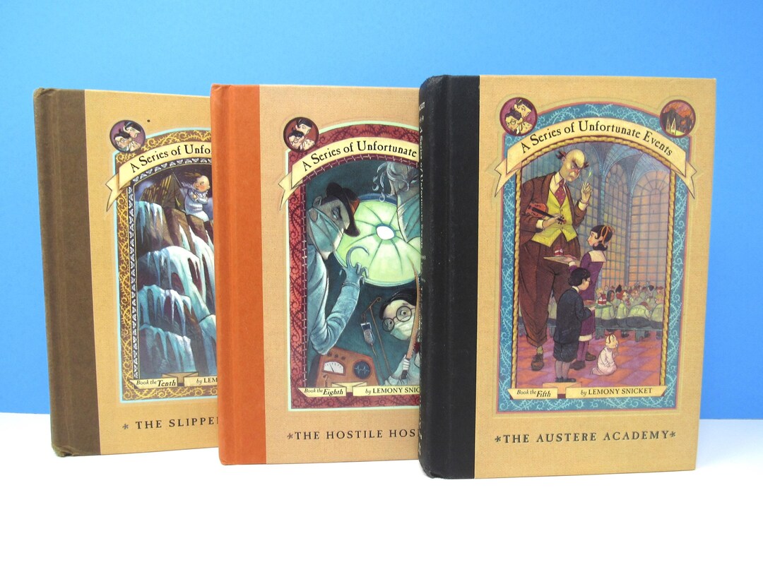 Lemony Snicket Book Collection, 3 Hardcover Books "a Series of ...