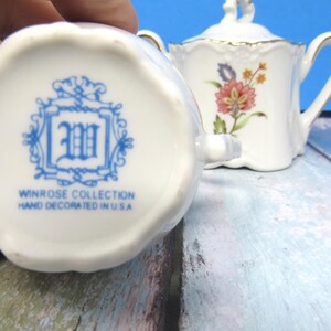 Lovely Cream and Sugar Bowl Set Both Pieces Included, Made by Winrose ...