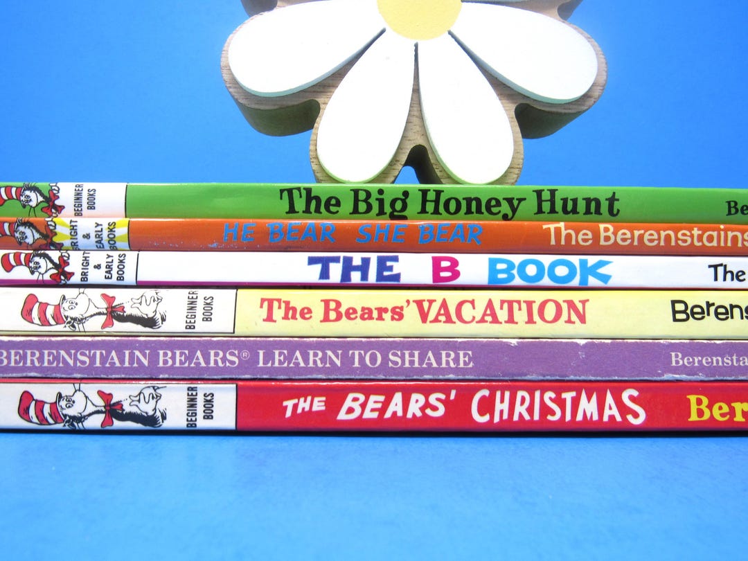 Vintage Berenstain Bears Book Bundle – 6 Hardcover Children's Books - Etsy