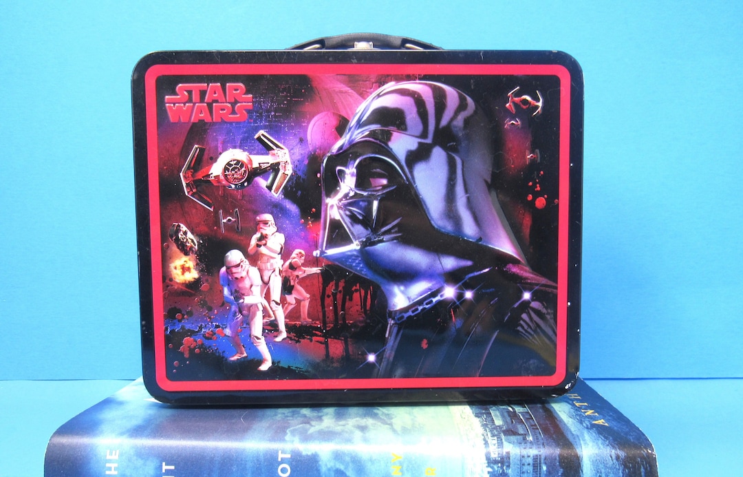 Star Wars Metal Lunch Box Storm Troopers, Darth Vader tin Box - Etsy