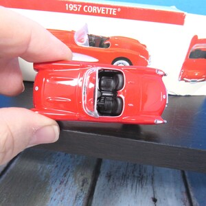 CORVETTE MODEL 1957 Corvette Metal Diecast New in Box Rubber Tires ...