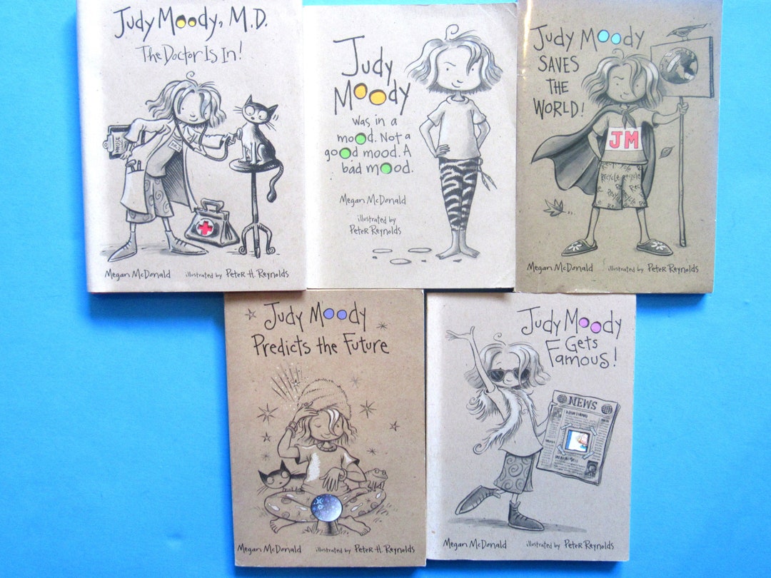 5 Book Set Judy Moody Series by Megan Mcdonald - Etsy
