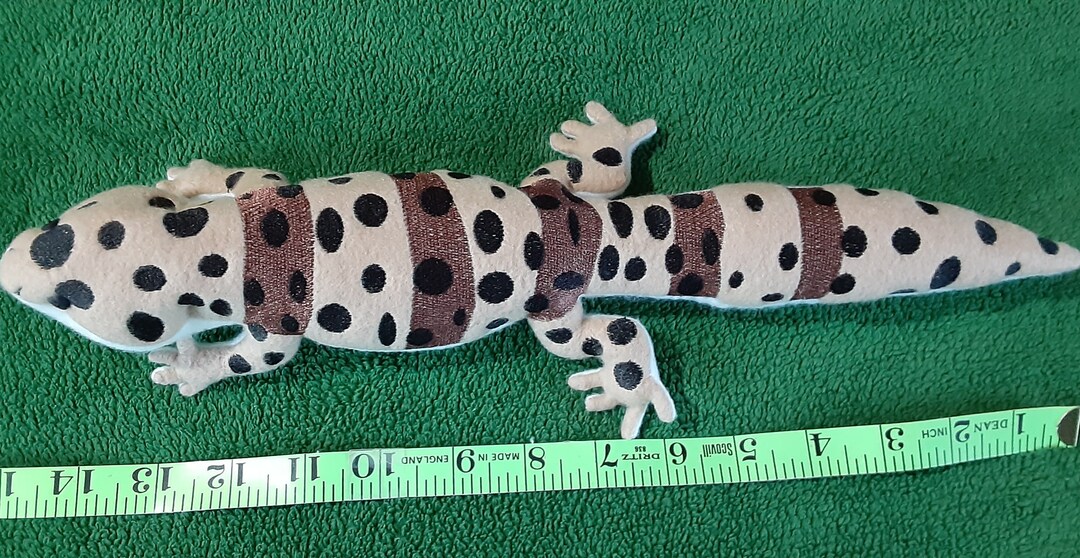 Leopard Gecko Detailed Stuffed Softy, Low Maintainance, Best Pet Ever ...