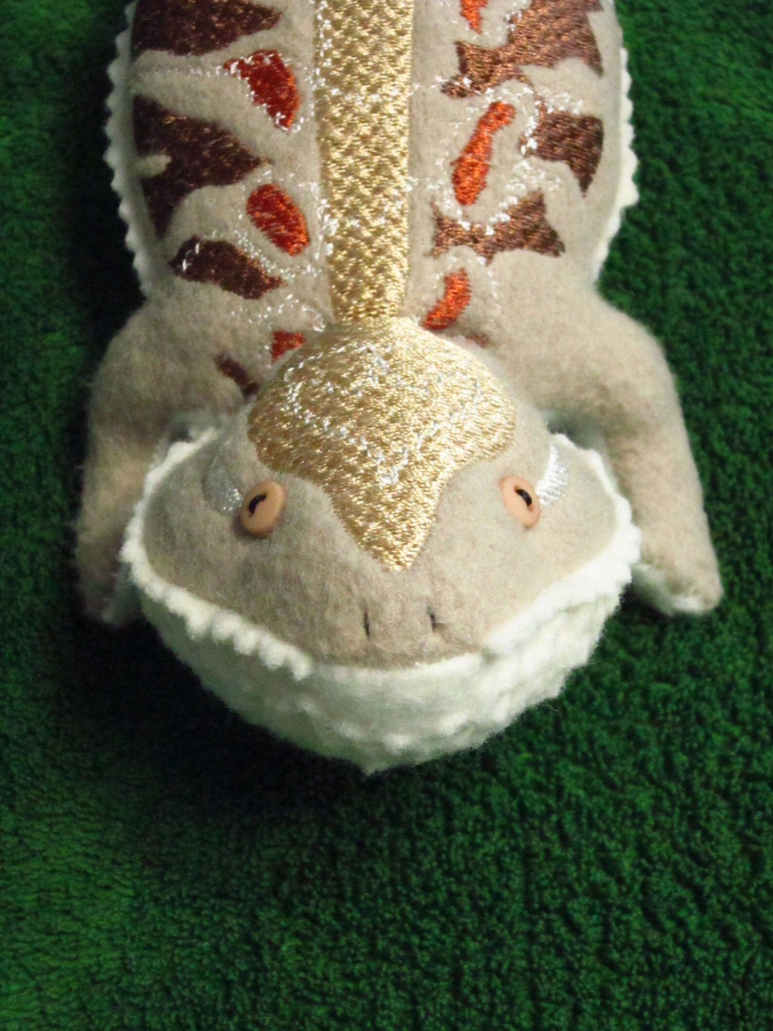 Tan Very Detailed Stuffed Bearded Dragon Softy Low | Etsy