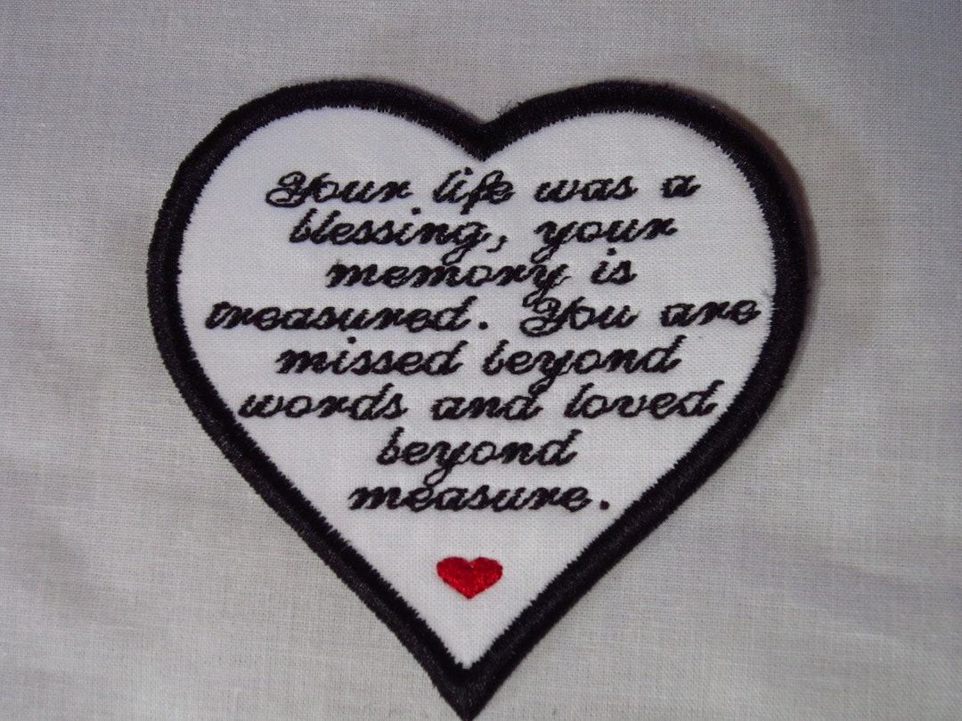 Memory Pillow Patch for Shirt, Bear, Quilt, Pillow Can Be Customized ...