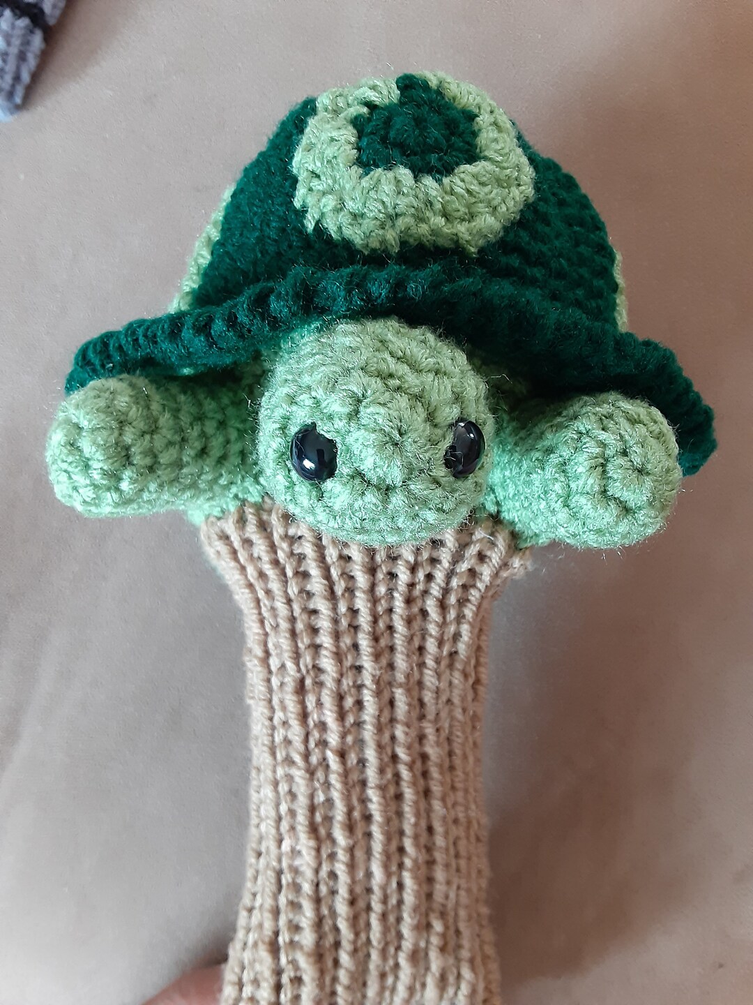 Hand Knit Turtle Tortoise Golf Club Cover - Etsy