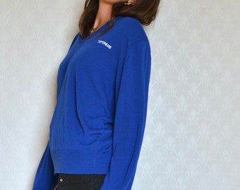 Royal Blue Pullover - Etsy