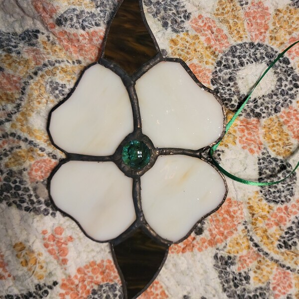 Dogwood Flower Stained Glass Pattern - Etsy
