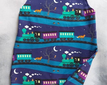 Women's Tunic Dress Scandi Tunic Tree Print Dress - Etsy