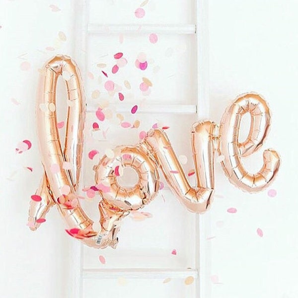 Love Script Balloon - Etsy