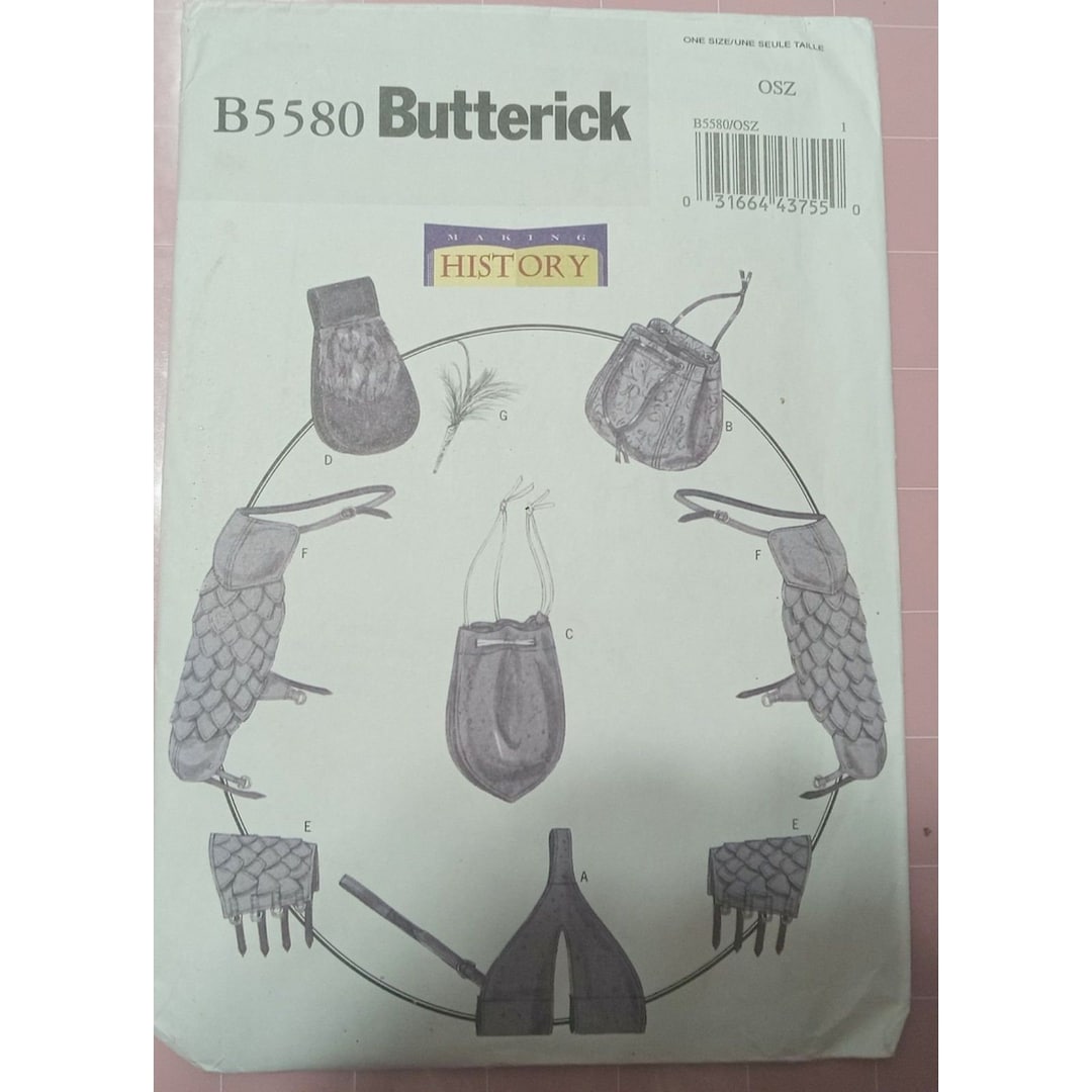 Butterick History Patterns 5580 for Period Accessories UNCUT - Etsy