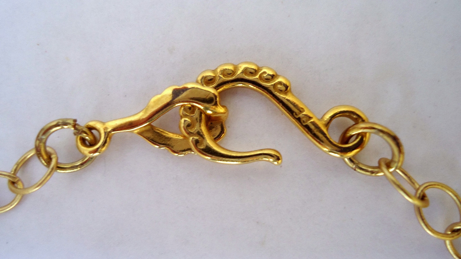 Metallic Necklace, Beaded Choker, Cube Beads Choker, Gold Tone Choker ...