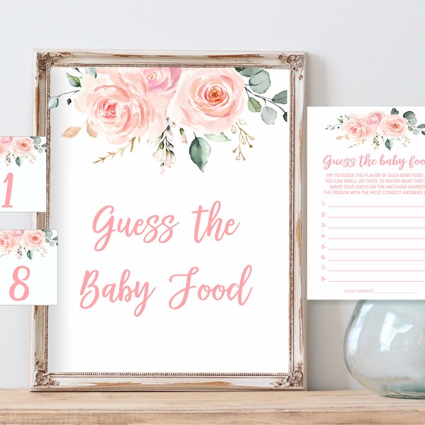 Baby Food Game - Etsy