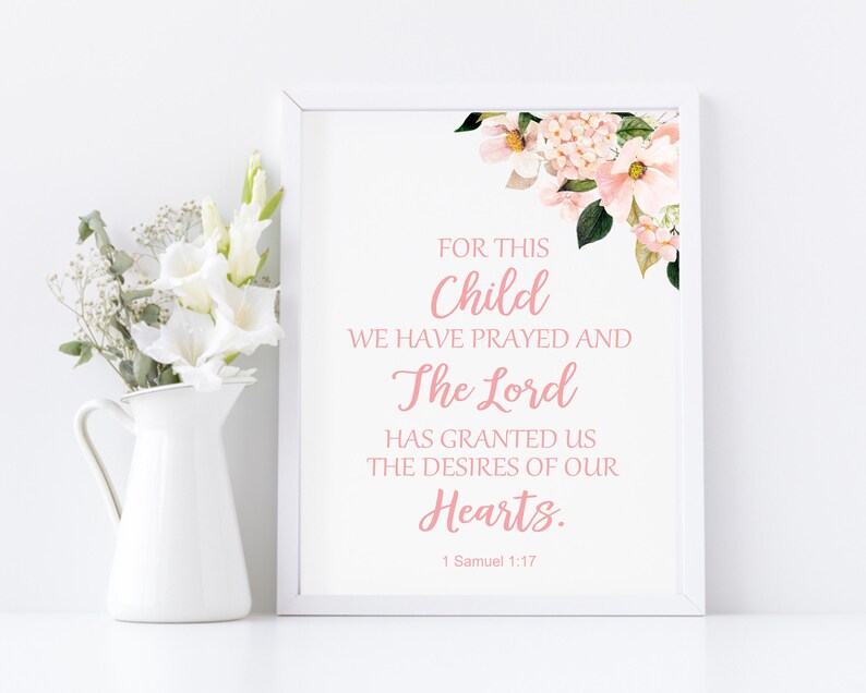 Nursery Set of 3 Prints Wall Art Bible Verses Nursery Art - Etsy